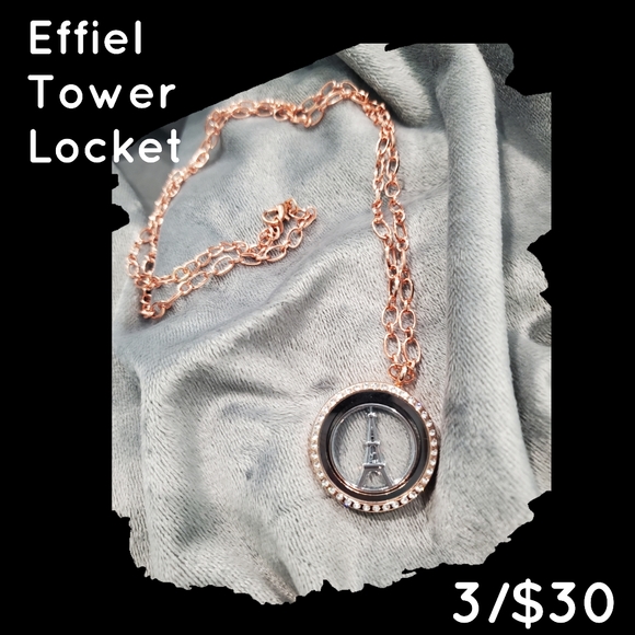 Jewelry | Eiffel Tower Locket W Chain 33 | Poshmark